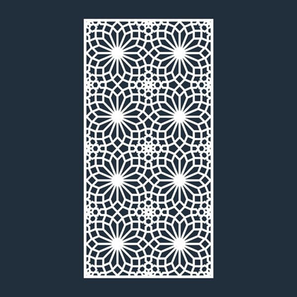 2D8X4-1002 CNC 2D 8×4 Grill Jali Design Vector DXF EPS Download Pattern ...