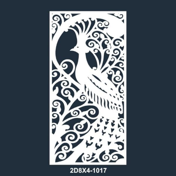 2D8X4-1017 2D Grill Vector DXF EPS Download CNC Jali Cutting Design Cut ...