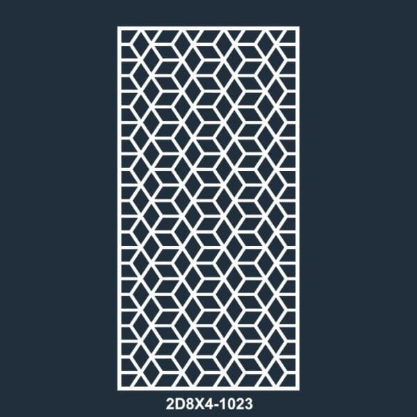 2D8X4-1023 2D Grill Vector DXF EPS Download CNC Jali Cutting Design Cut ...