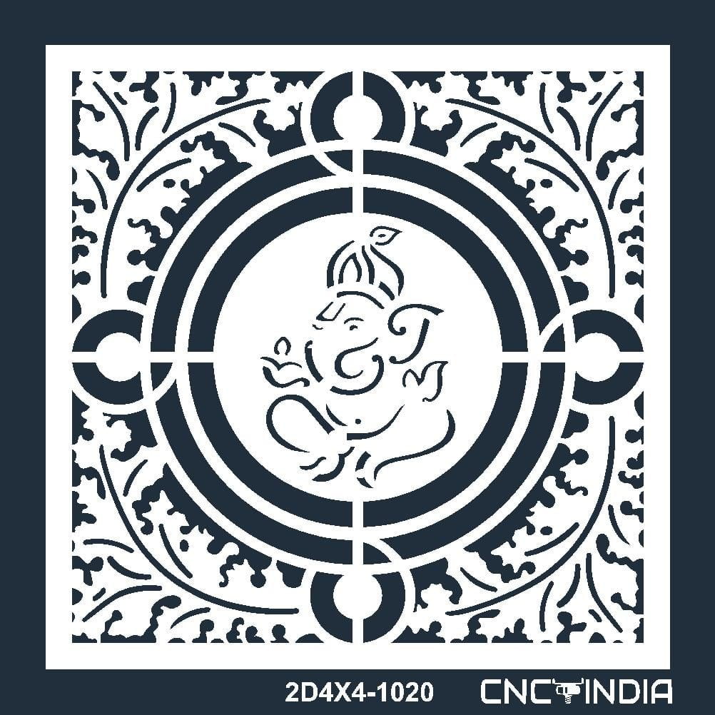 2DTMPLBG-1020 Temple Background Design CNC 2D Vector EPS DXF Download ...