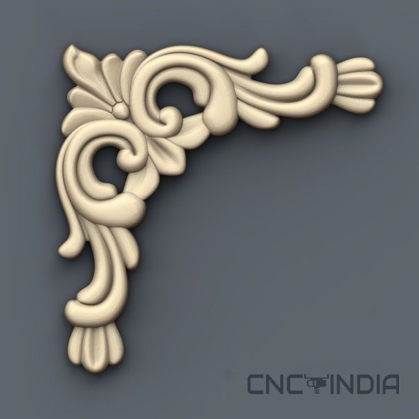 3DCOR-1001 3D Corner Model For CNC Relief and STL File Download - CNC INDIA