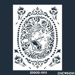 2DGOD-1034 Shree Ganesh Vector DXF EPS File Download - CNC INDIA