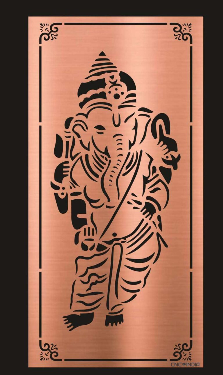 2DGOD-1034 Shree Ganesh Vector DXF EPS File Download - CNC INDIA