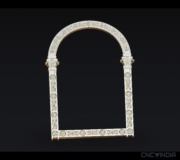 3DFRMF-1023 Frame CNC 3D Model Mirror Frame Artcam Relief & STL File ...