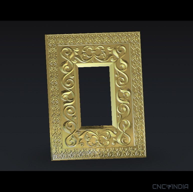 3DFRMR-1011 Frame Rectangle 3D Model For CNC Rectangular Mirror Frame ...