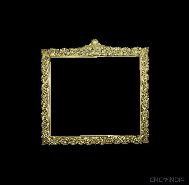 3DFRMR-1017 Frame Rectangle 3D Model For CNC Rectangular Mirror Frame ...