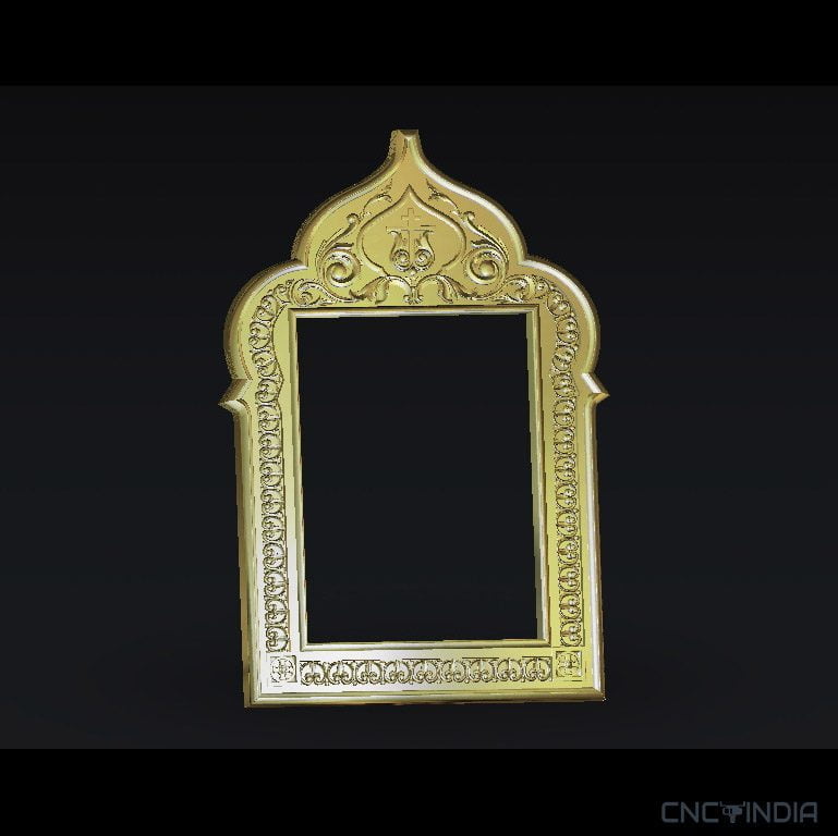 3DFRMR-1031 Frame Rectangle 3D Model For CNC Rectangular Mirror Frame ...