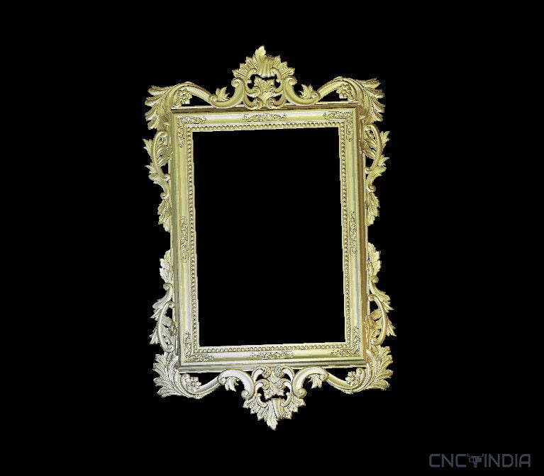 3DFRMR-1046 Frame Rectangle 3D Model For CNC Rectangular Mirror Frame ...