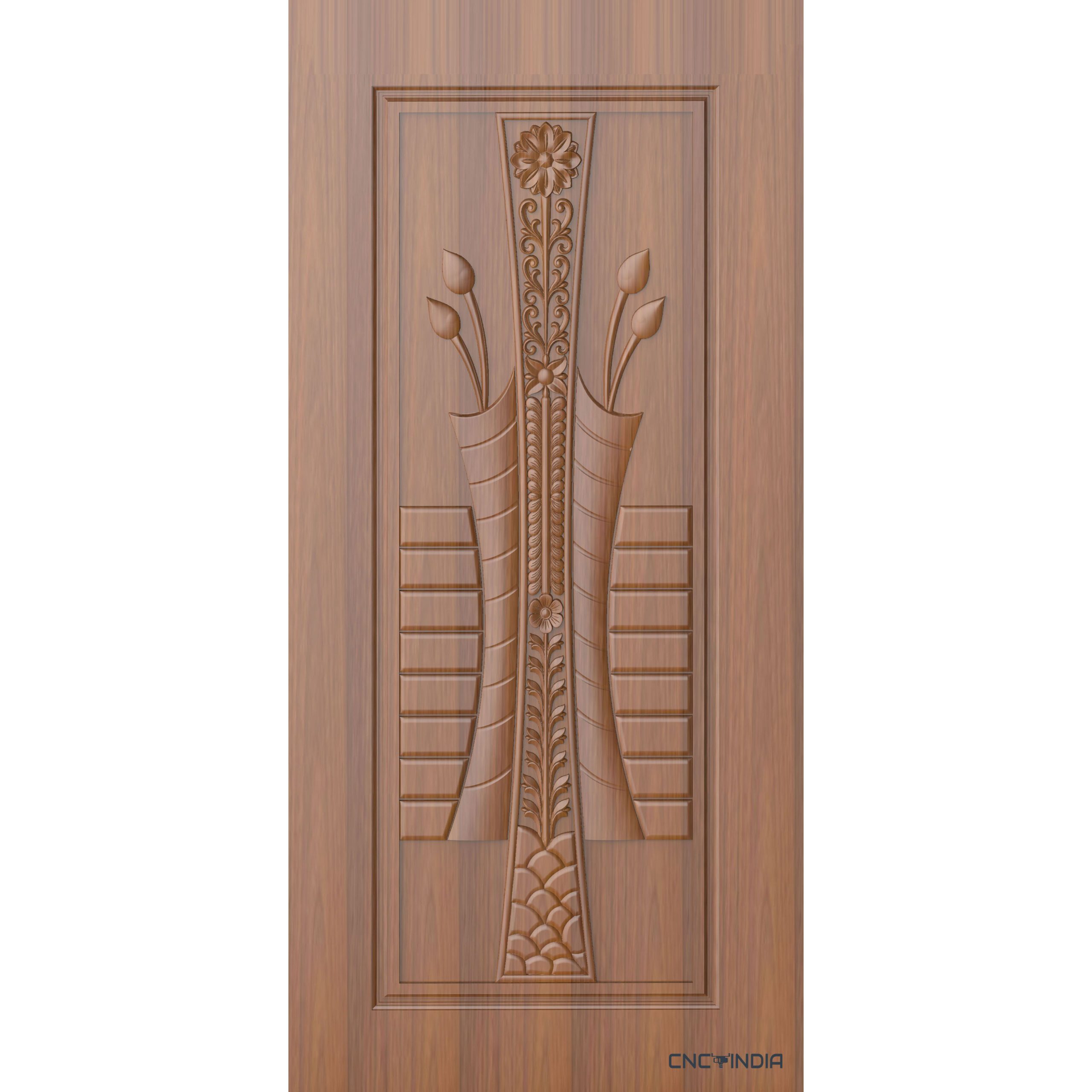 DRLTP1-1017 Latest Single Panel Door Single Door 3D Model Design Artcam ...