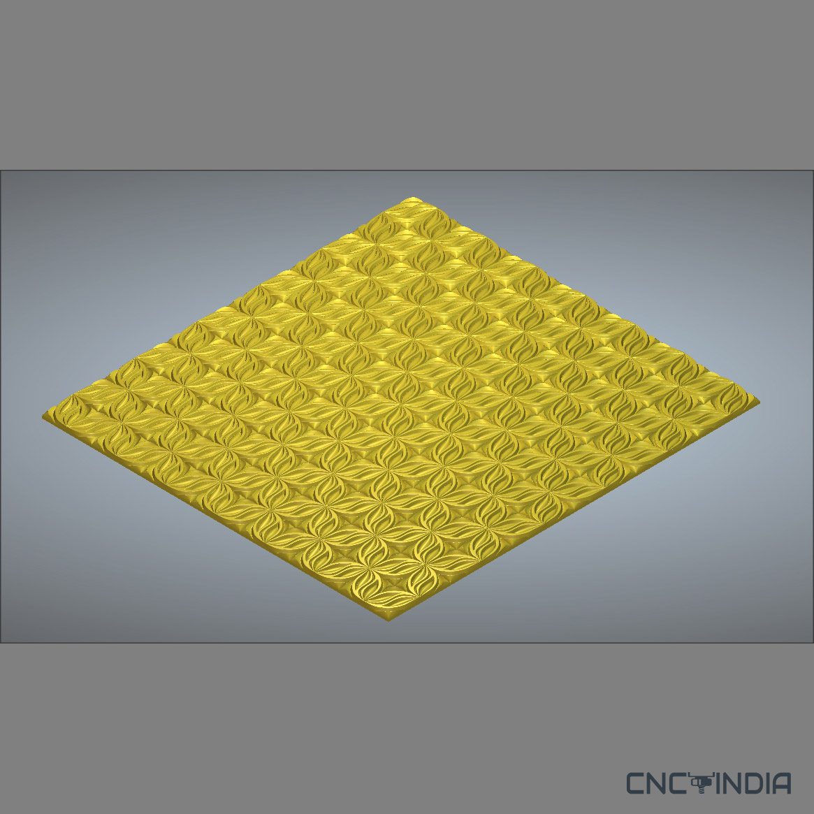 3DWP-2064 3D Wall Panel 3D Model 8×4 Size CNC Design Artcam File & STL ...